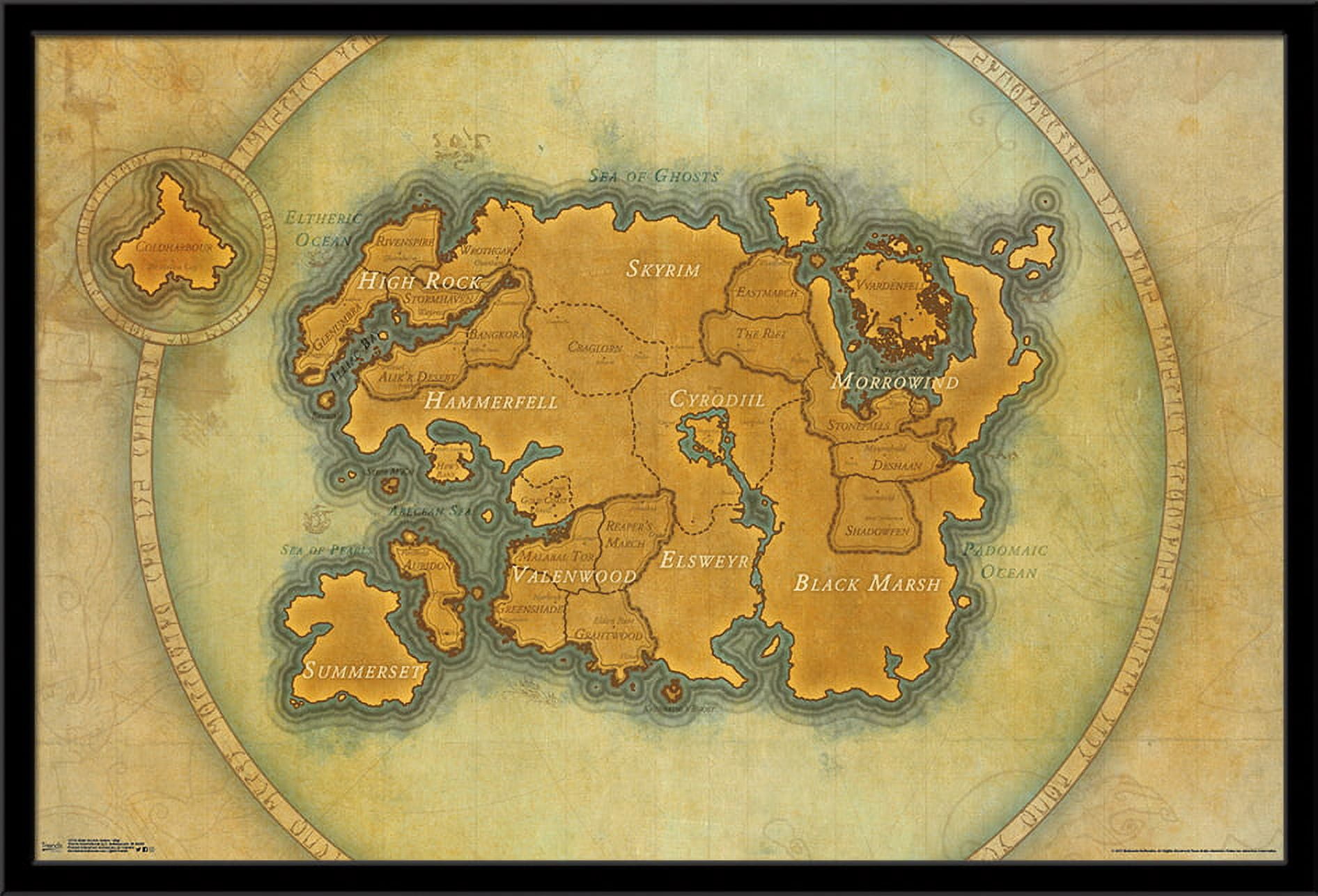 Elder Scrolls Online - Map - Walmart.com