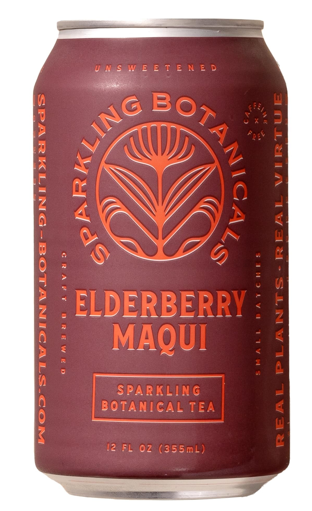 Elderberry Maqui Sparkling Botanicals Sparkling Water - Organic, Unsweetened, Zero Added Sugar ...