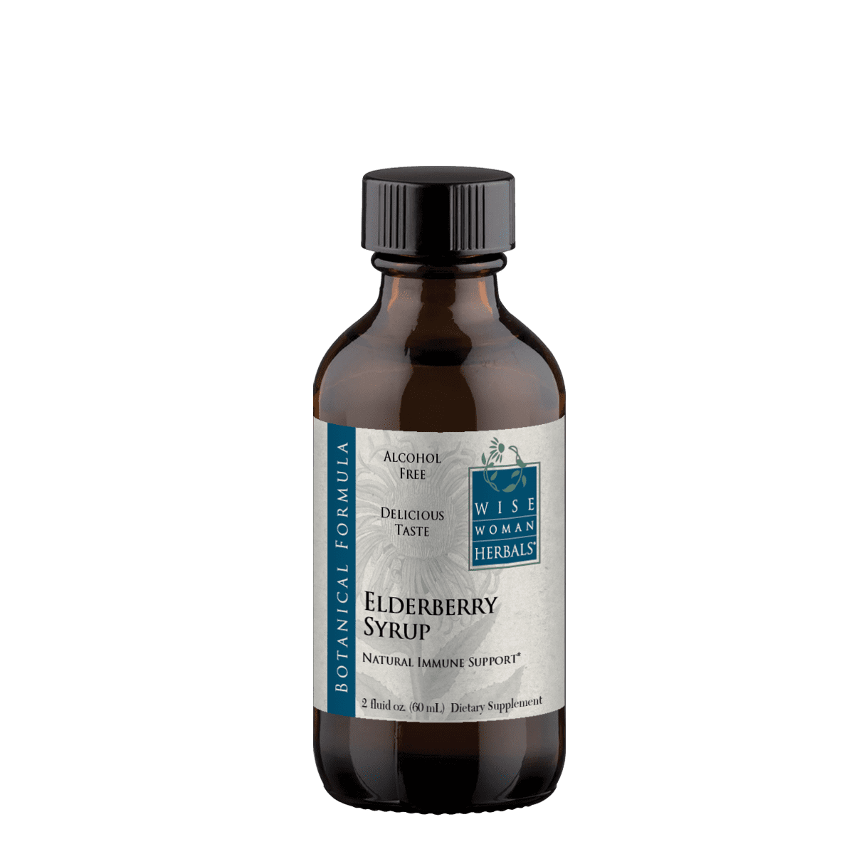 Elderberry Syrup (Sambucus) - Wise Woman Herbals – Extra Strength 3:1 ...