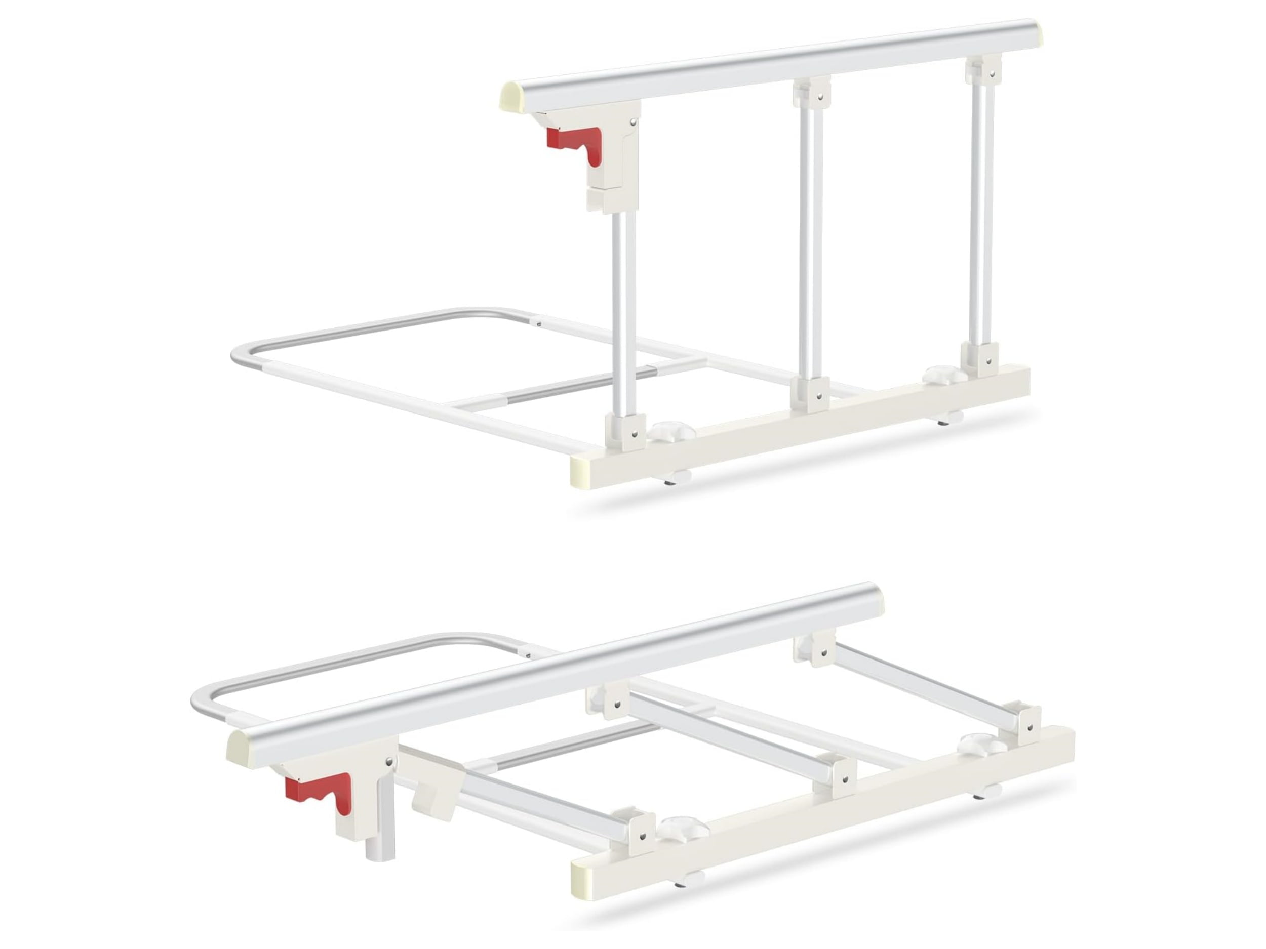 Elderly Safety Bed Rails, 24" x 16", Foldable, Durable, Tool-Free ...