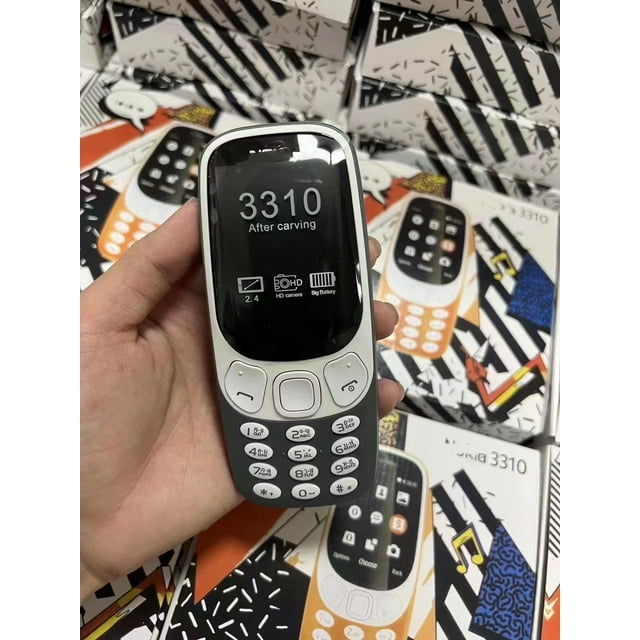 Elderly Senior Mobile 3310 2.4-inch 2G Candy Bar Button Dual SIM ...
