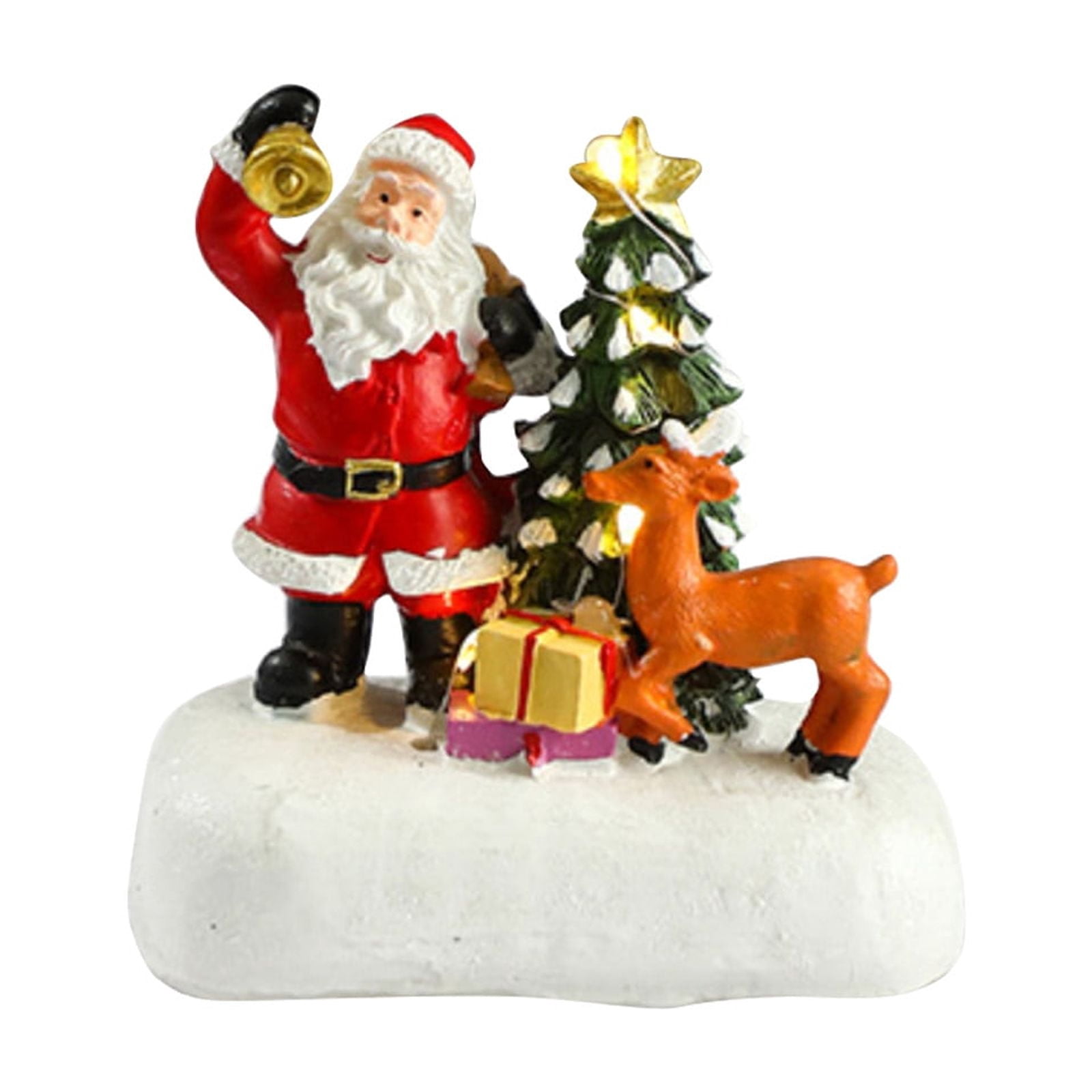 Elderly Snowman Child Snowman With Playful Animal Companion And Hand ...