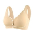 Elderly Womens Daisy Uplift Front Fastening Bras Tank Front Closure For