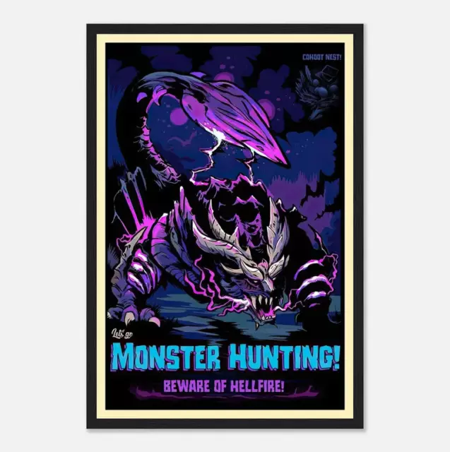 Elders Reces -Let'S Go Monster Hunting Monster Hunter World Gaming Wall ...