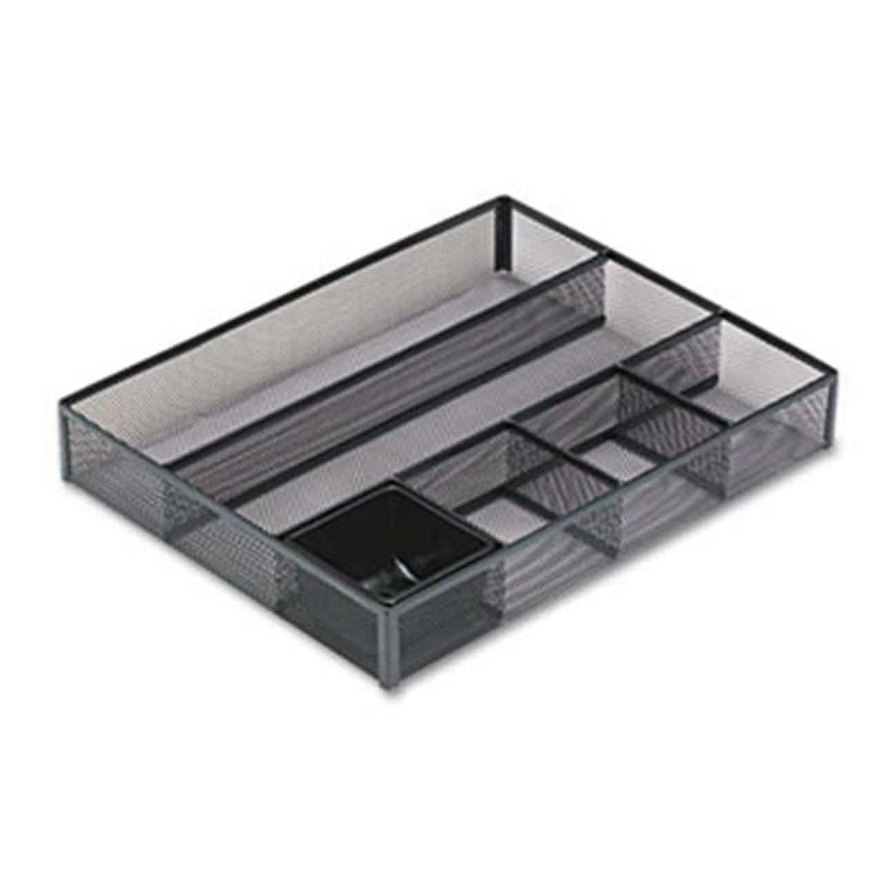 Eldon Office Products 22131 Deep Desk Drawer Organizer, Metal Mesh ...