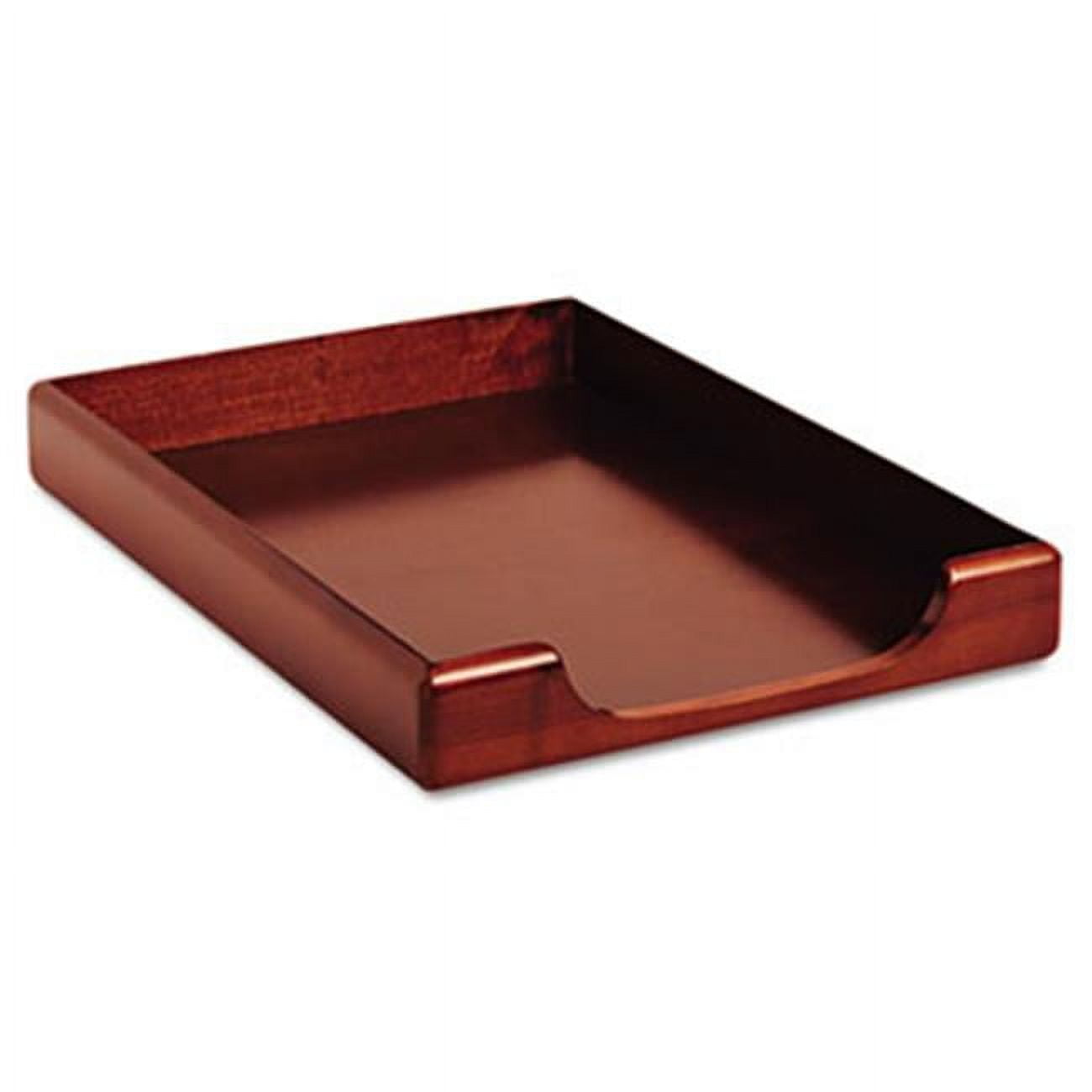 Eldon Office Products 23360 Wood Tones Legal Desk Tray, Wood, Mahogany ...