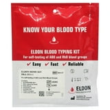 EldonCard Rapid Home Blood Type Test Kit - Complete ISO Certified, FDA ...