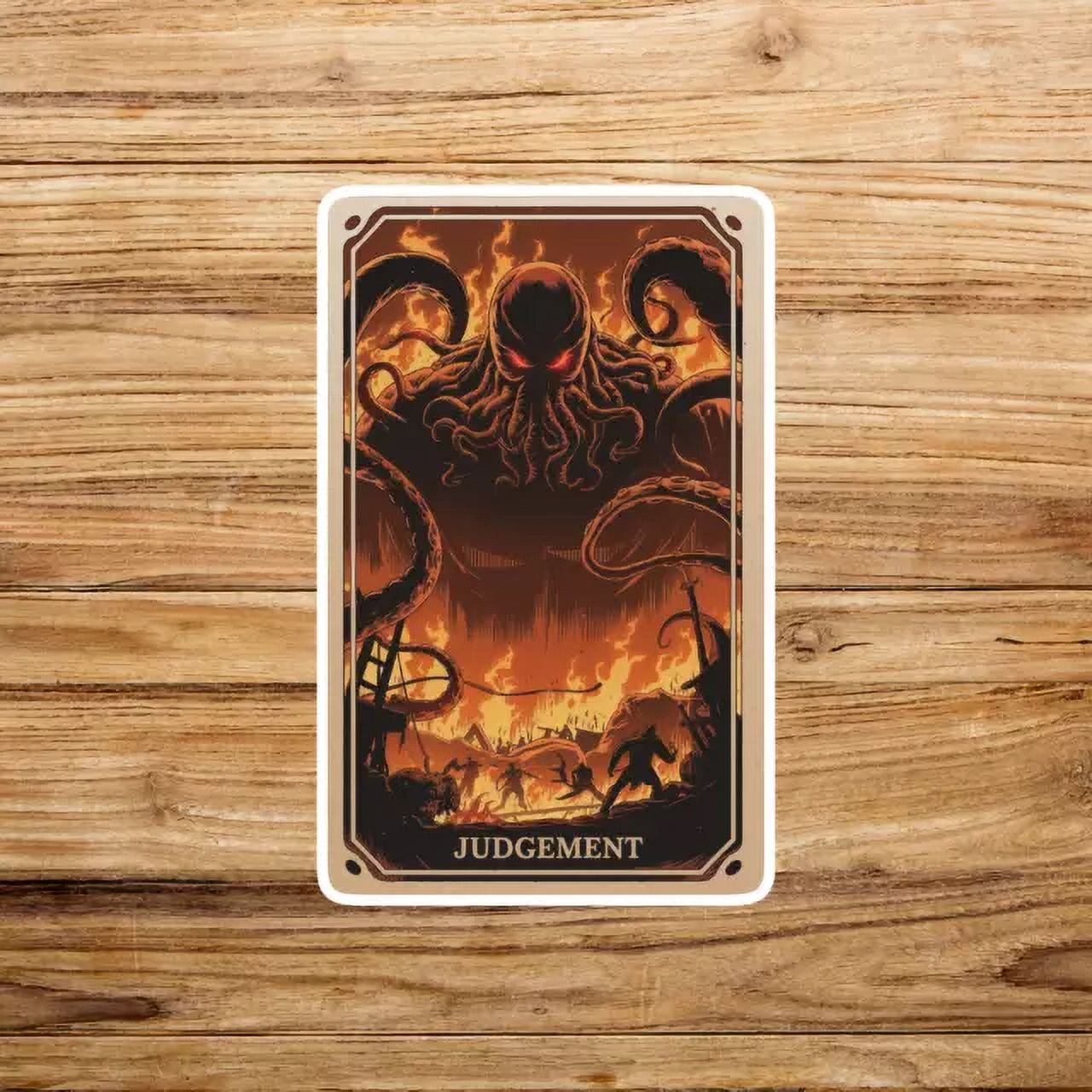 Eldritch Horror Lovecraftian Cthulhu Mythos Judgement Tarot Card ...