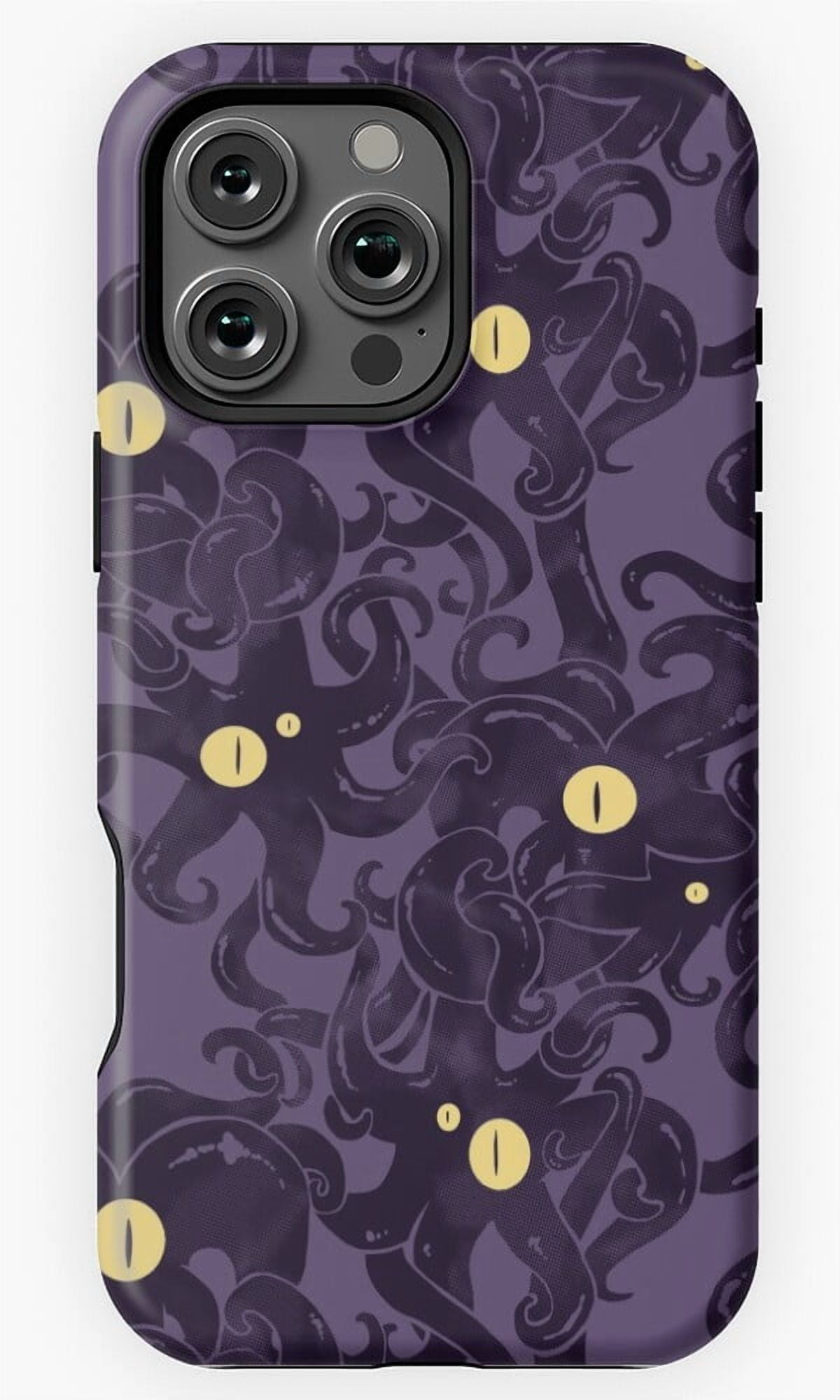 Eldritch Tendrils Purple Phone Case for iPhone 11 12 13 14 15 16 Pro ...
