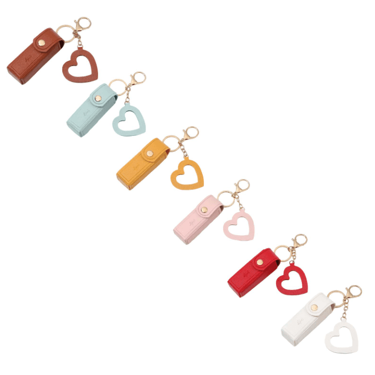 Elean Lip Oil Keychain - Mirror and Oil 2-in-1, Portable Small ...