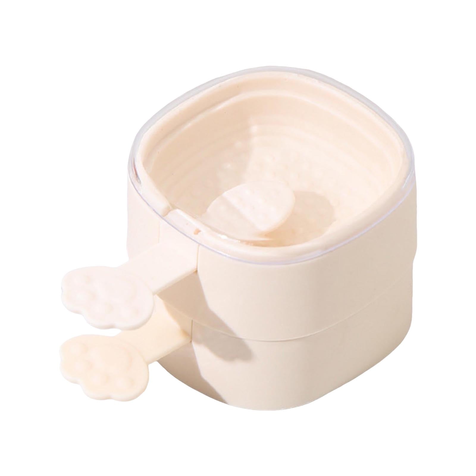 Elean Silicone Ice Molds Easy Release 2 Layer Stackable Ice Cream Reusable Popsicle Stick Mold ...