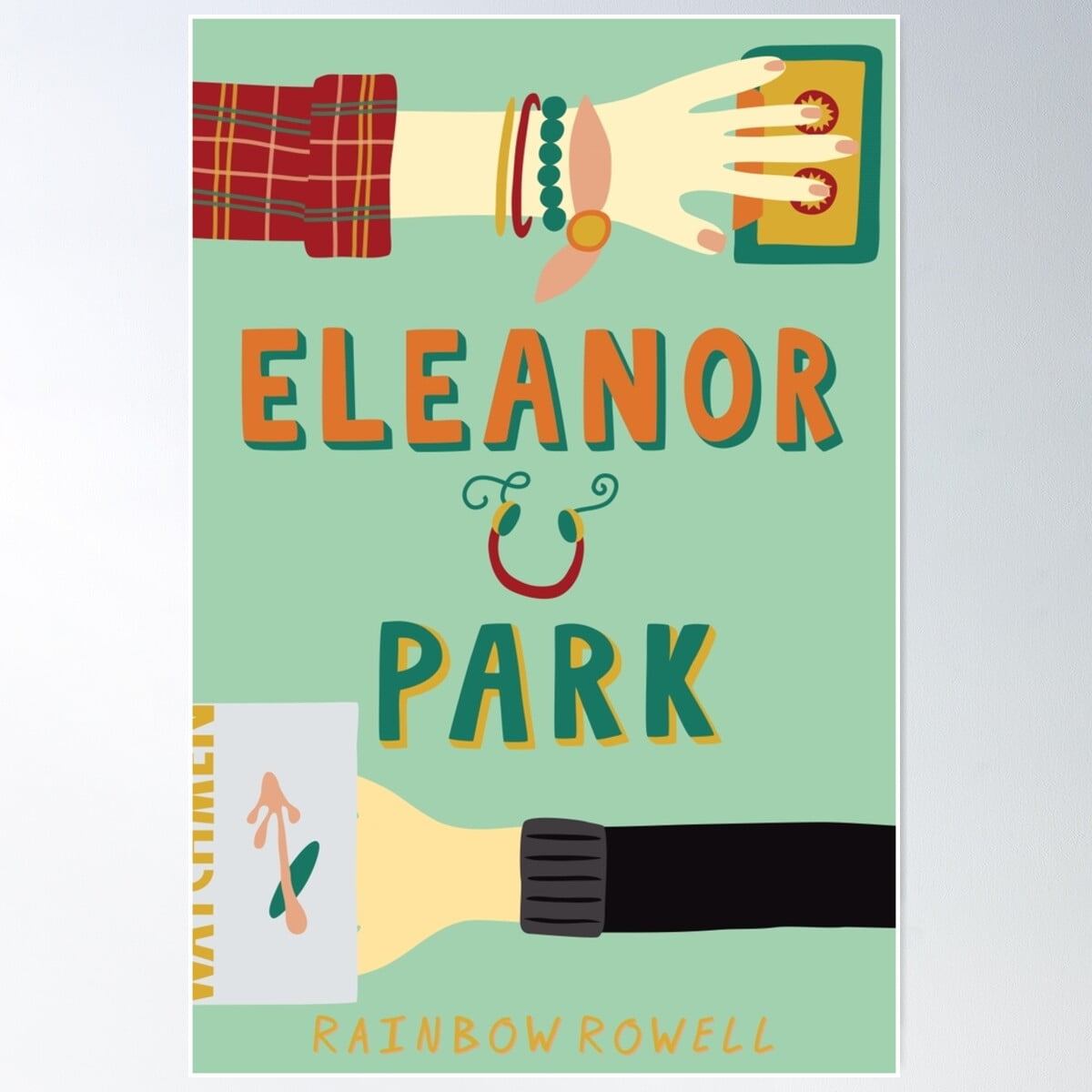 Eleanor And Park By Rainbow Rowell Book Cover Poster Wall Art, Modern ...