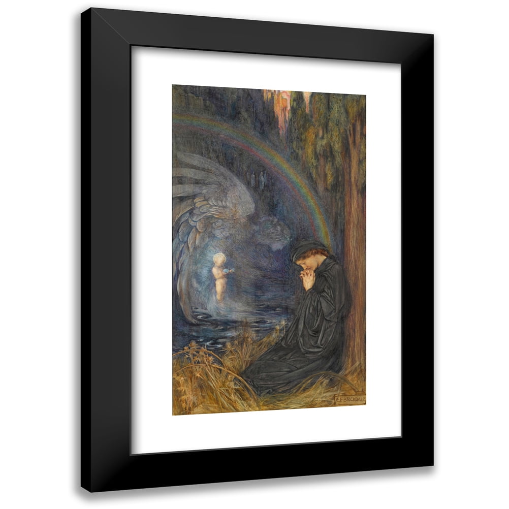 Eleanor Fortescue-Brickdale 12x18 Black Modern Framed Museum Art Print ...