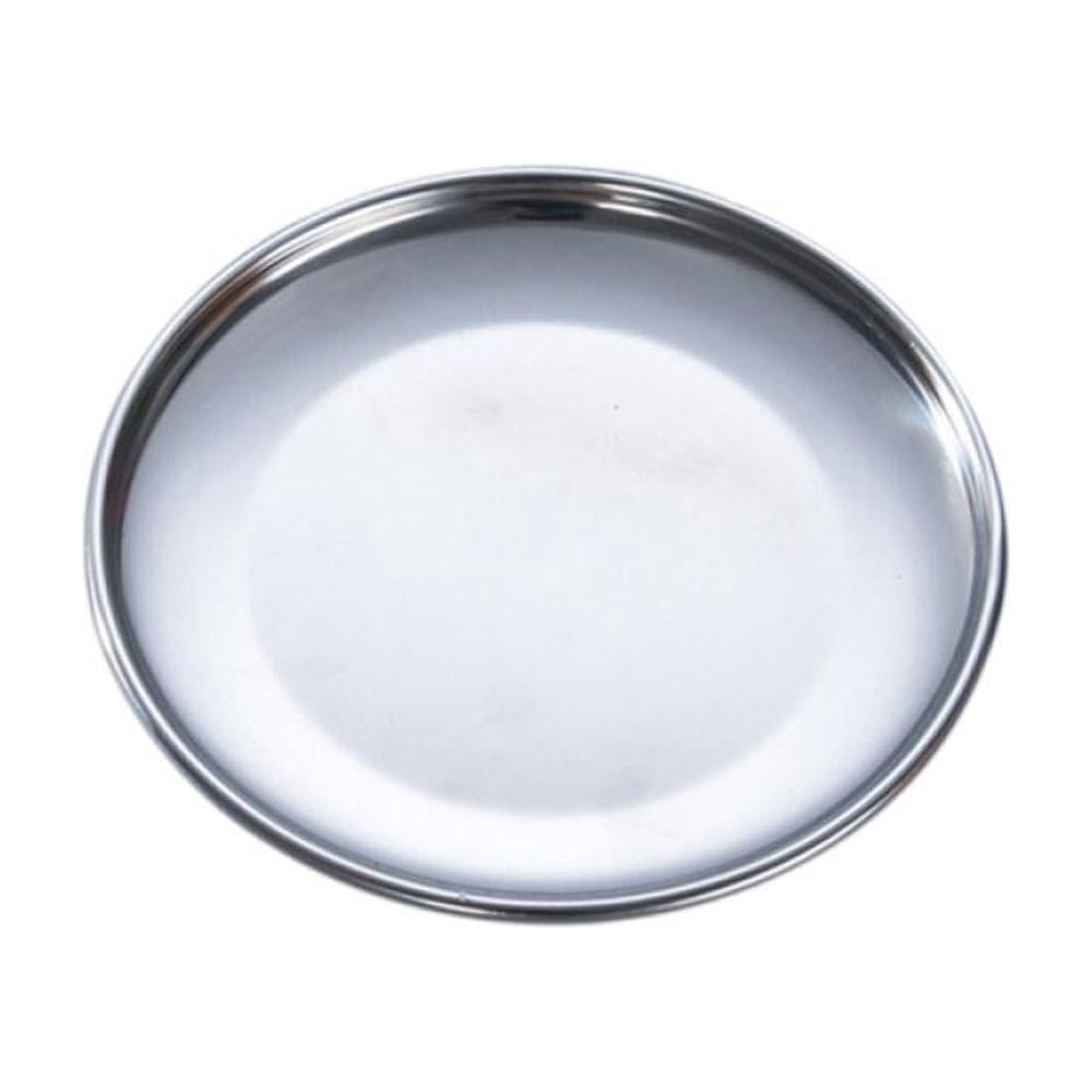 Eleanos Metal Round Tray Stainless Steel Snack Fruit Tray Cosmetics ...