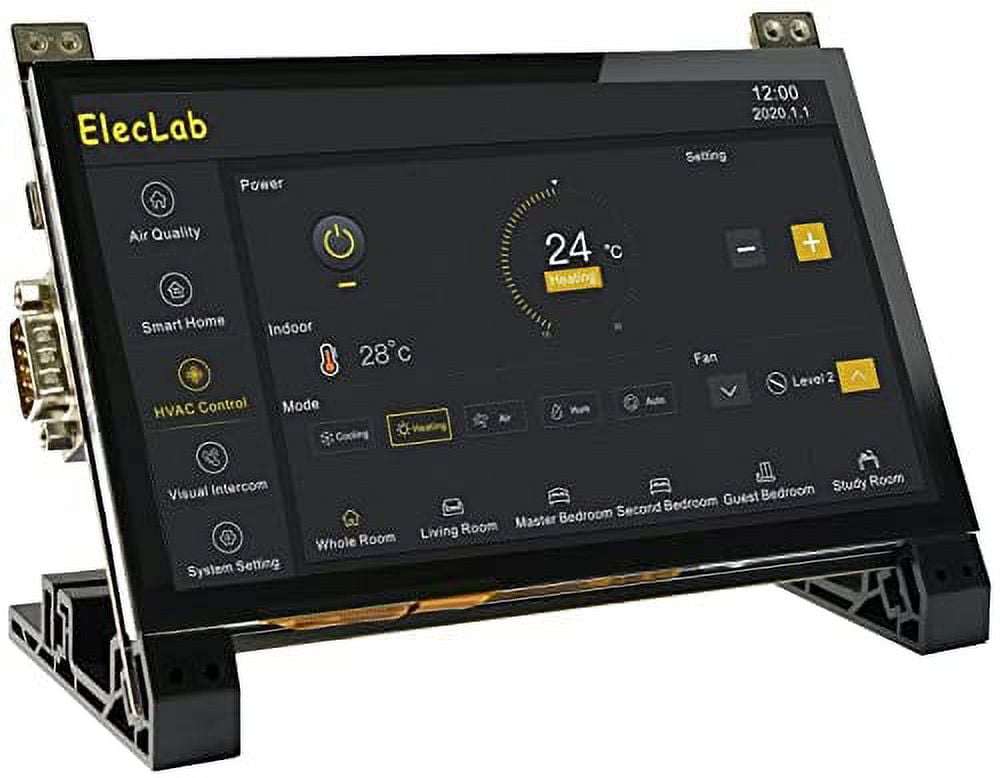 ElecLab Raspberry Pi Touchscreen Monitor 7 Inch DSI Capacitive LCD Display 800x480 RS232/RS485 ...