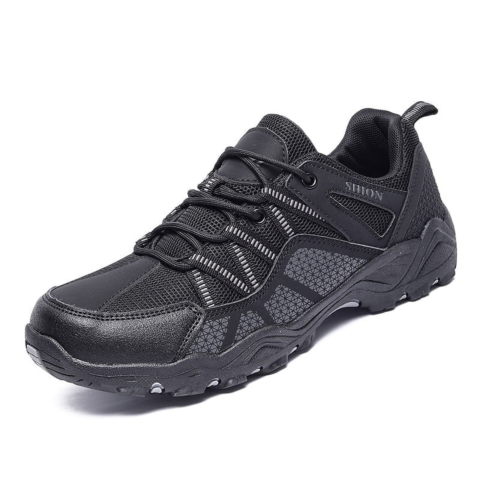 Elecsop Hiking Shoes Men, Outdoor Waterproof Mountain Trekking Work ...