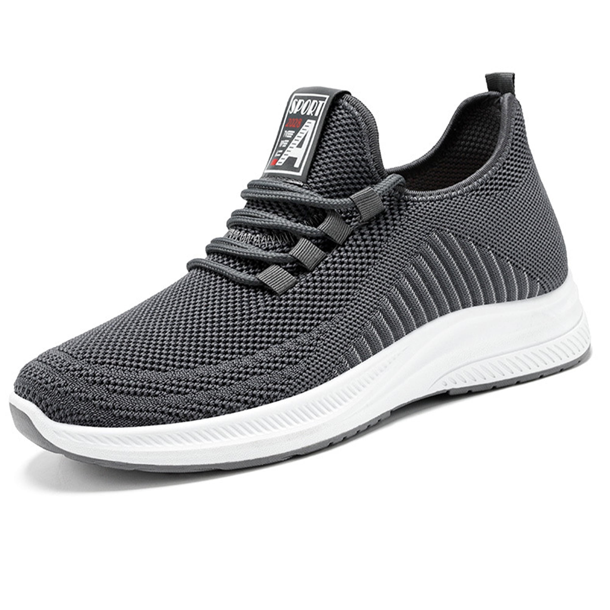Elecsop Running Shoes for Men, Lightweight Breathable Knit Upper ...