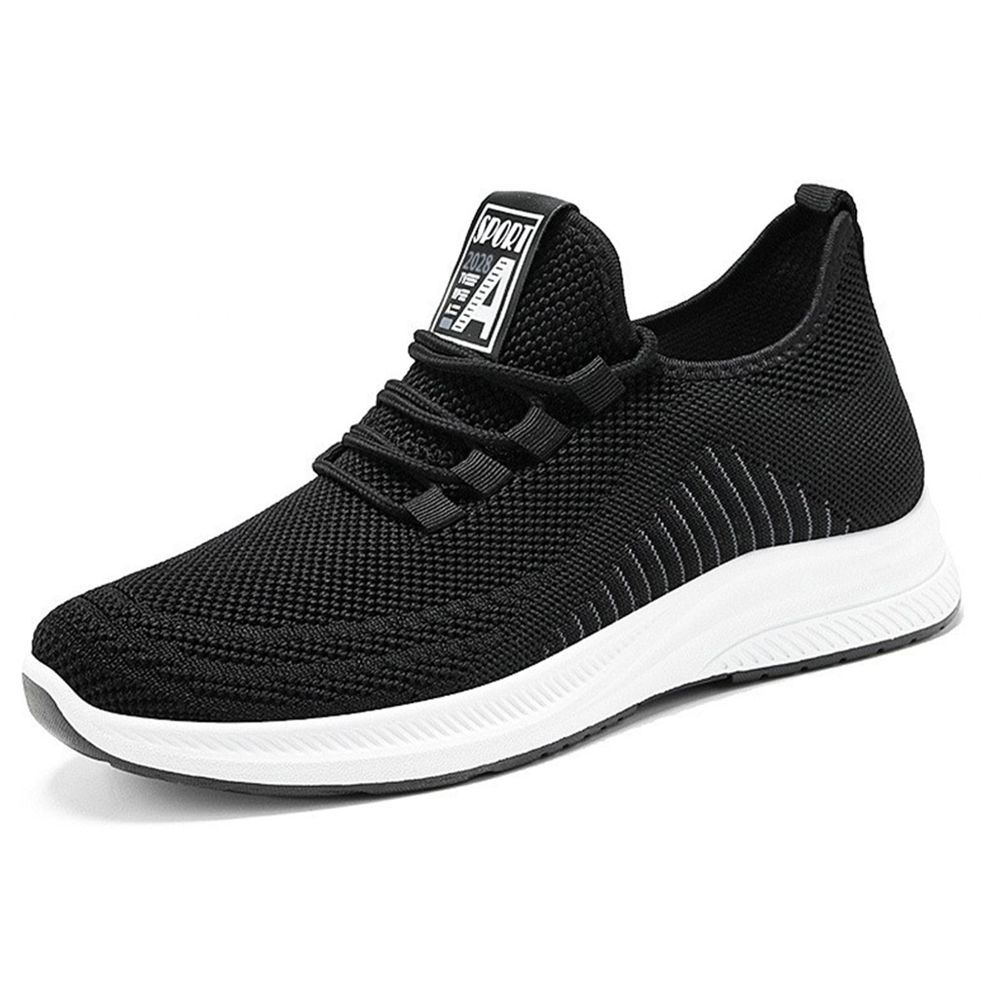 Elecsop Running Shoes for Men, Lightweight Breathable Knit Upper ...