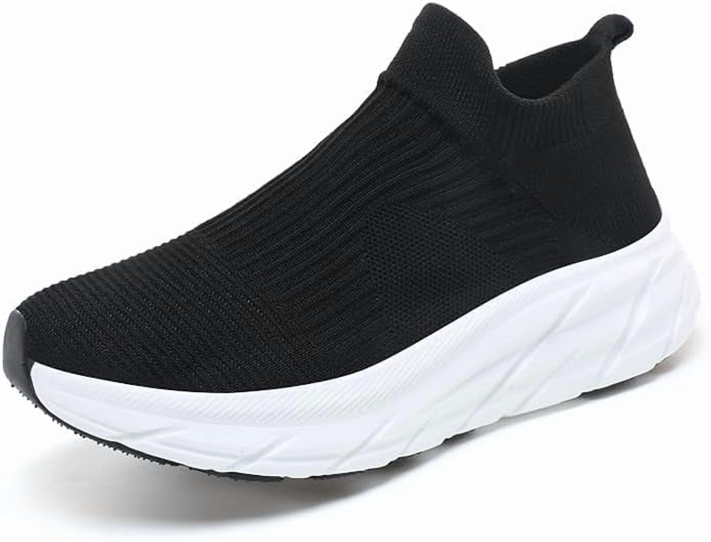 Elecsop Slip On Sneakers Women Men Walking Shoes Women Mens Breathable ...