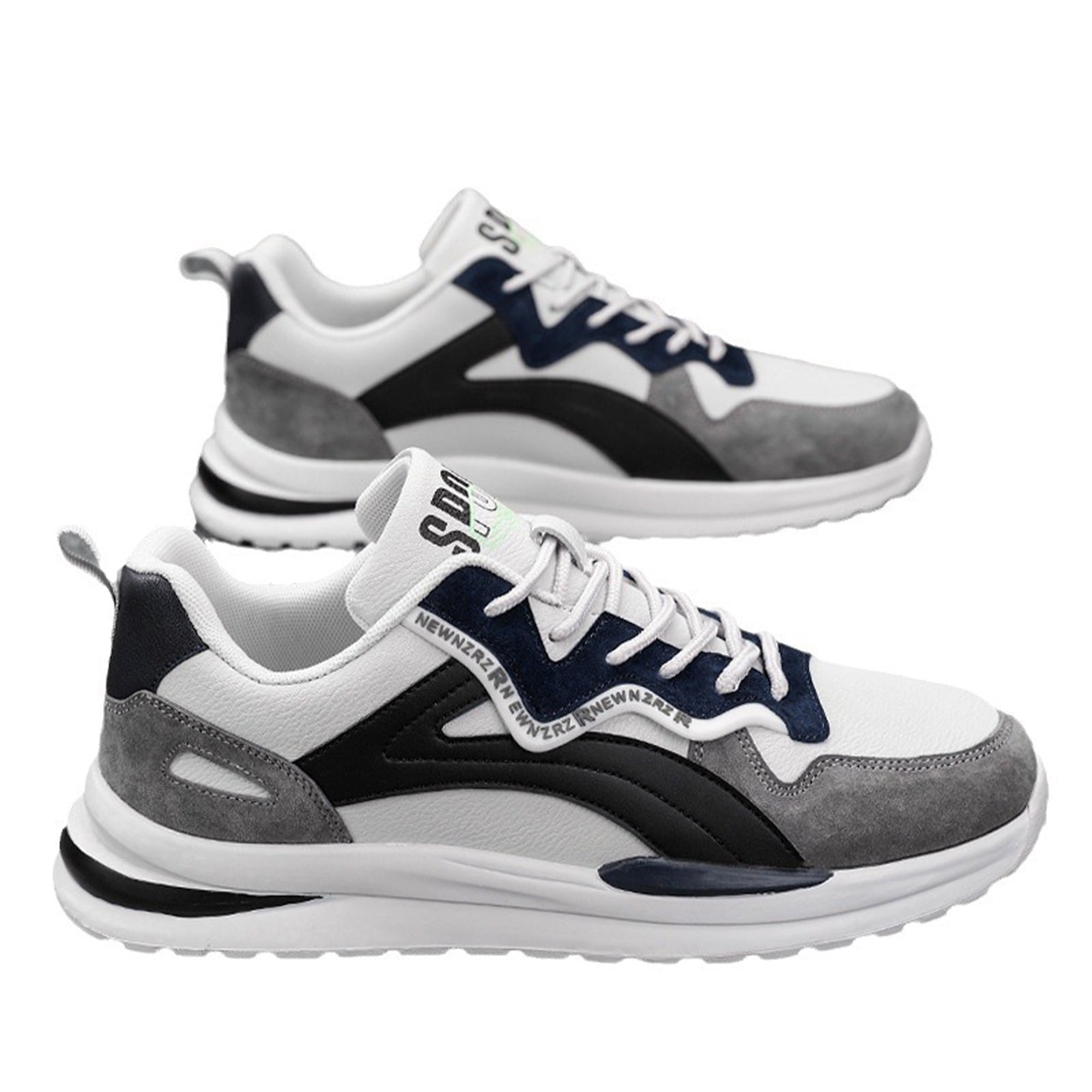 Elecsop Sneakers for Men, Comfortable Casual Lace-Up Running Shoes for ...