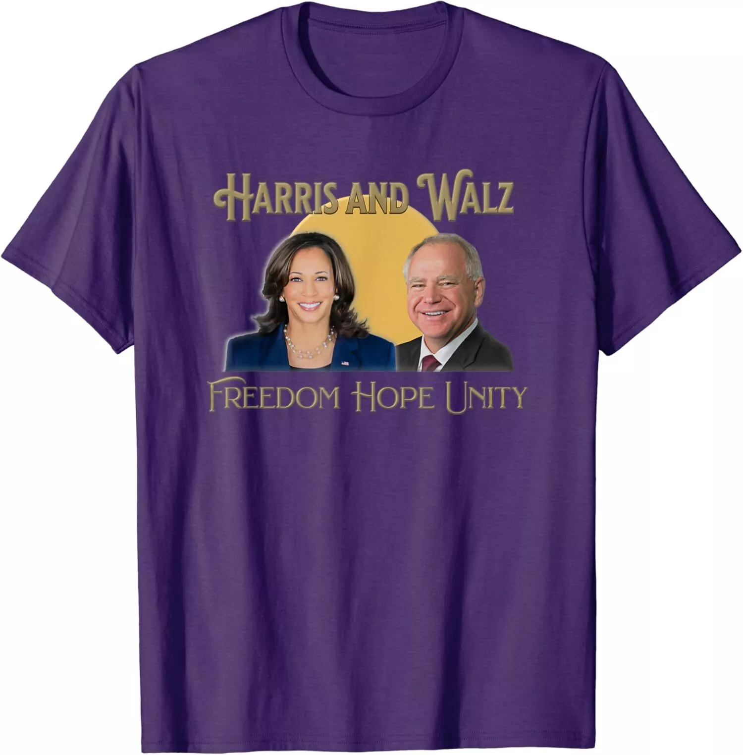 Elect Harris Walz 2024 Kamala And Tim President Unisex T-Shirt ...