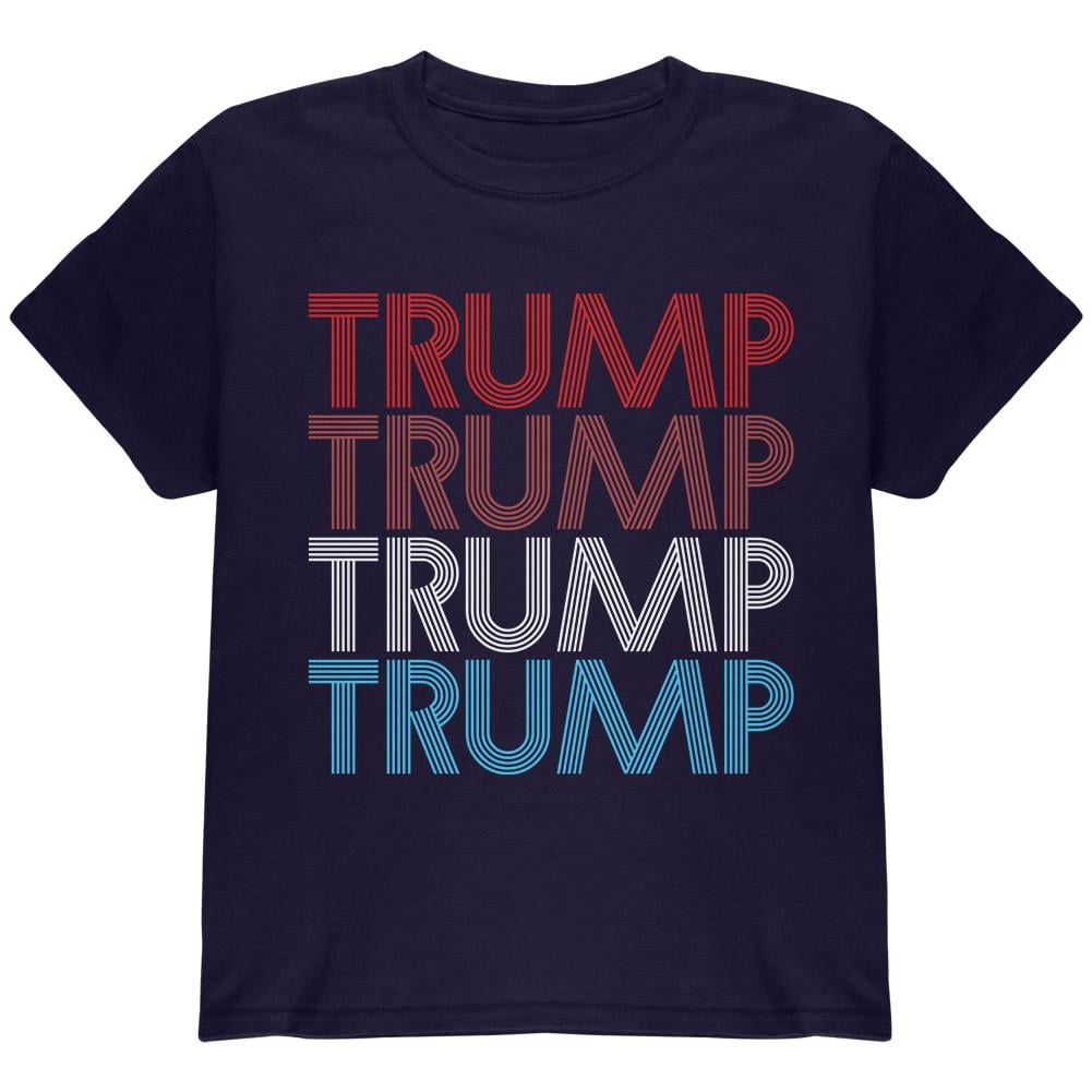 Election 2020 President Trump Vintage Style Youth T Shirt Navy YXL ...