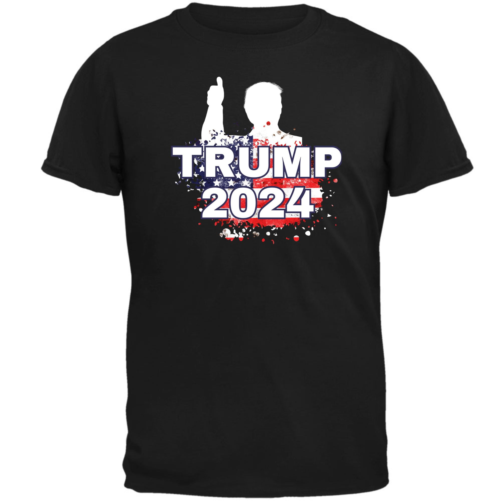 Election 2024 Donald Trump Thumbs Up Patriotic Pose Mens T Shirt ...
