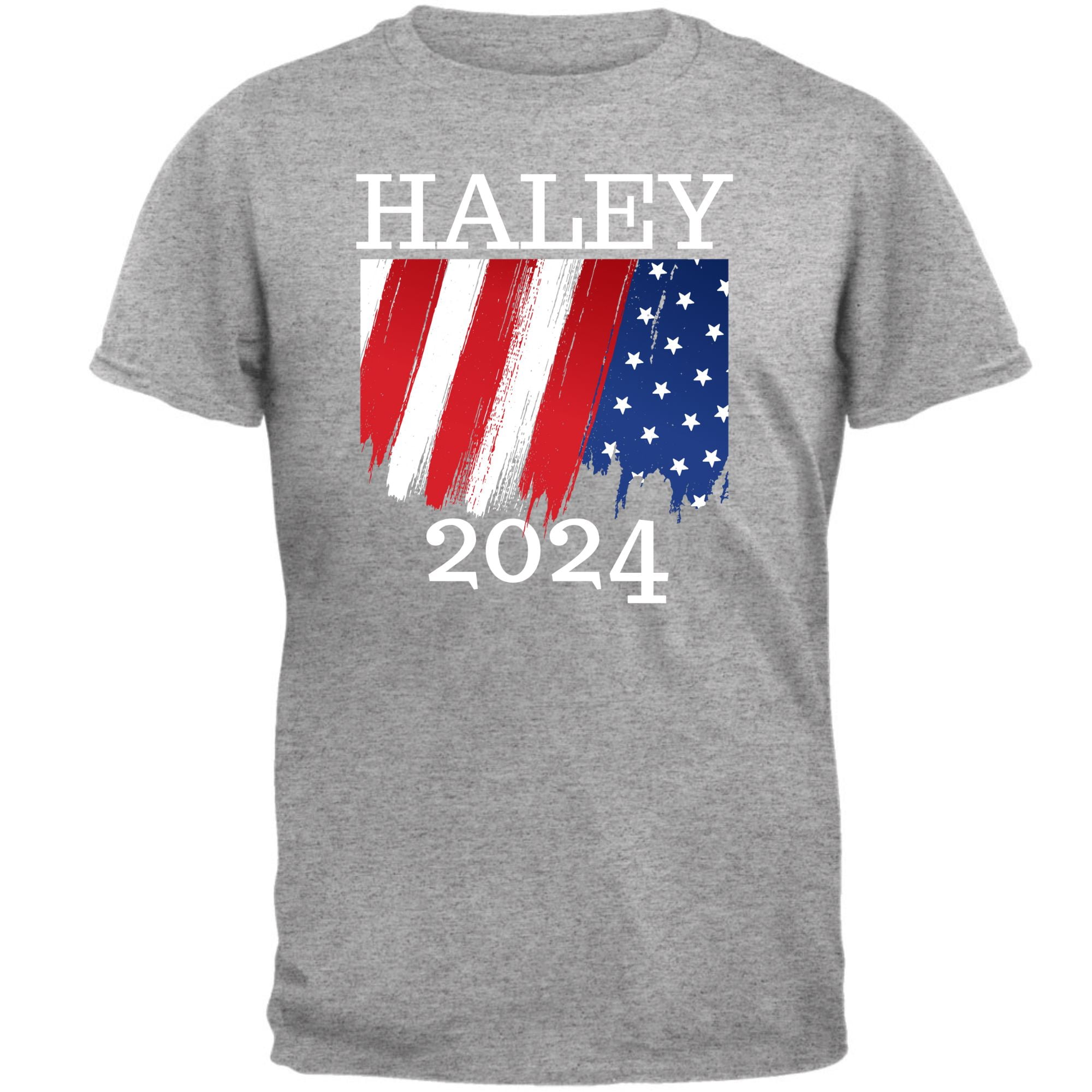 Election 2024 Haley 2024 Paint Stroke American Flag Mens T Shirt ...