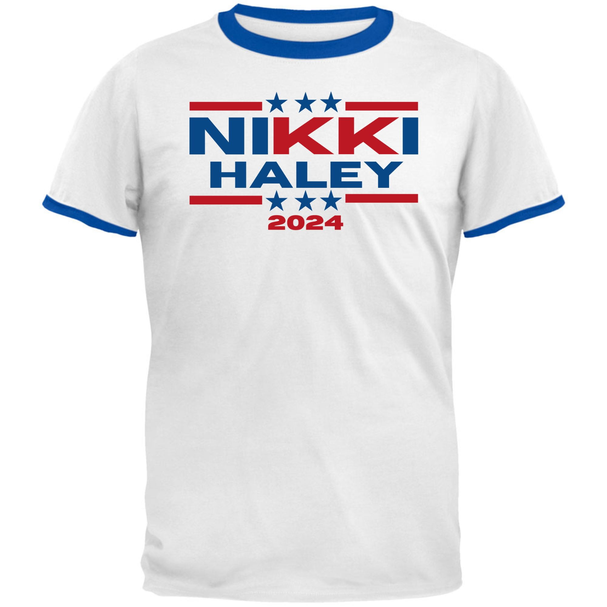 Election 2024 Nikki Haley 2024 Triple Stars Mens Ringer T Shirt ...