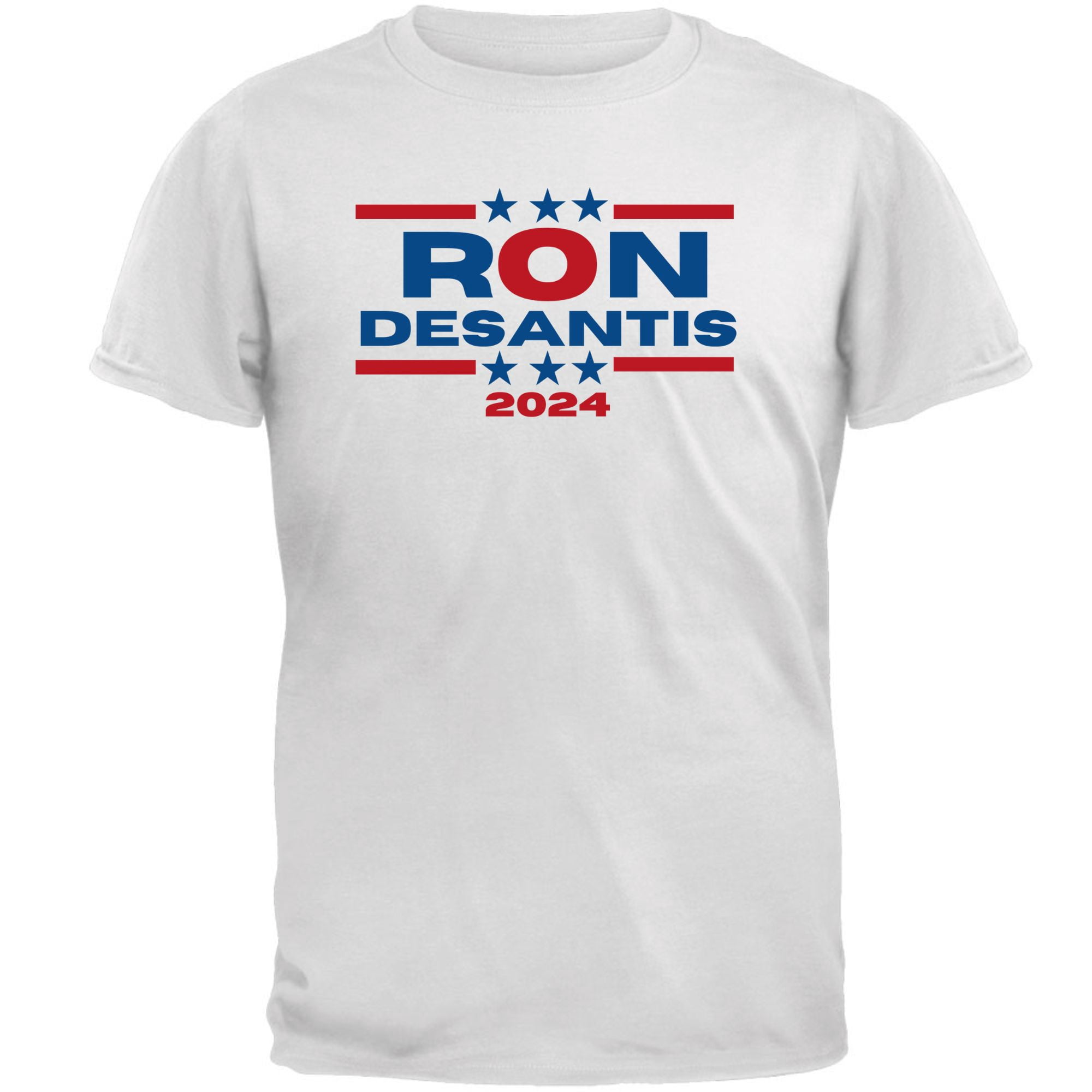 Election 2024 Ron DeSantis 2024 Triple Stars Mens T Shirt - Walmart.com