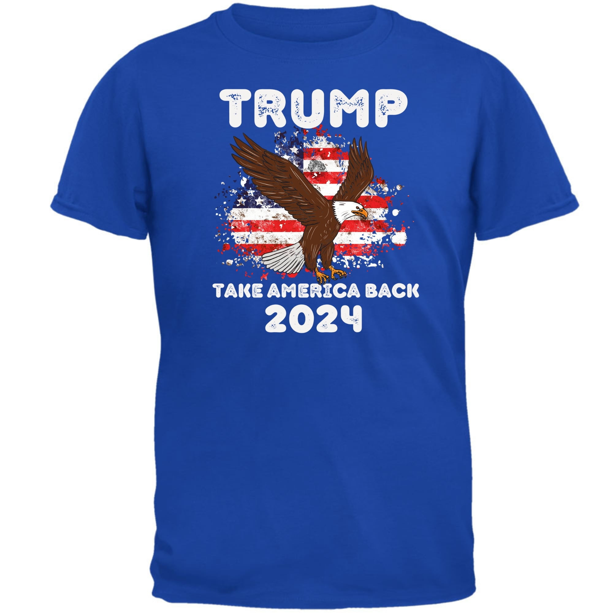 Election 2024 Trump Take America Back 2024 Patriotic Eagle Mens T Shirt ...