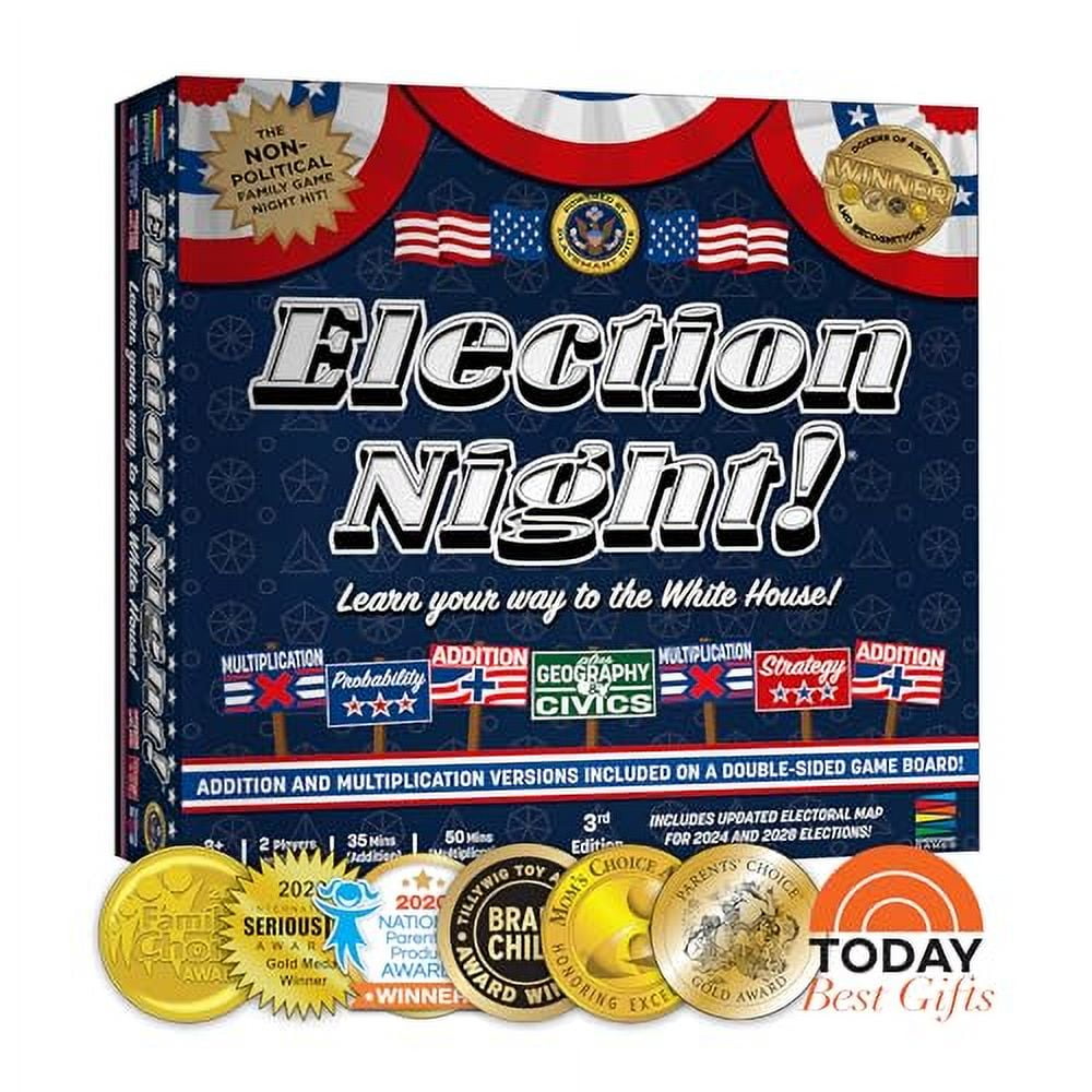 Election Night! A Super Fun Way to Learn Essential Math, Geography and ...