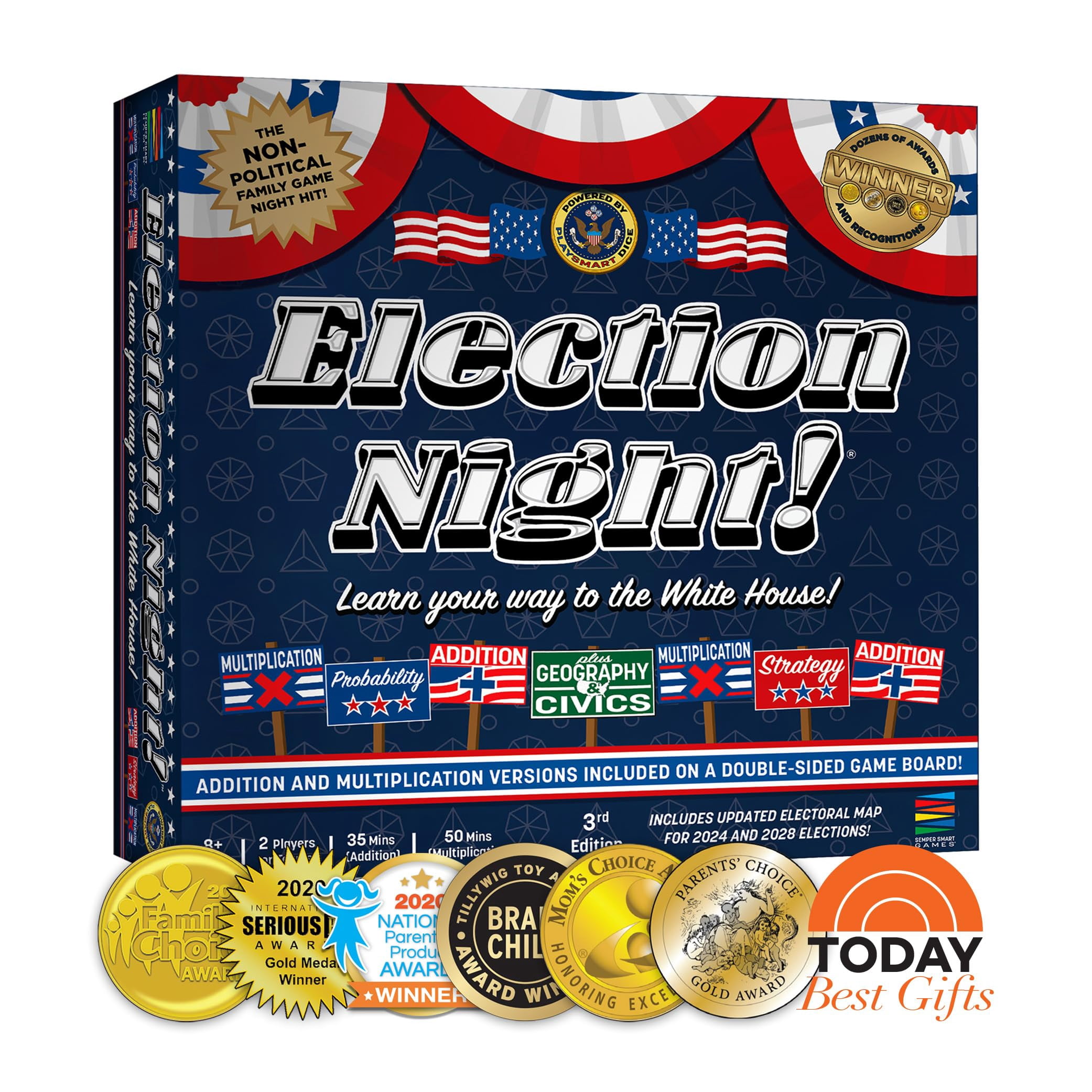 Election Night! A Super OIF8 Fun Way to Learn Essential Math, Geography ...