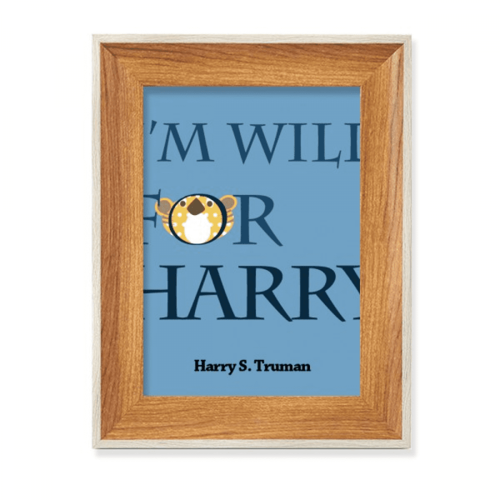 Election Slogan Election Candidate Desktop Wooden Photo Frame Display ...