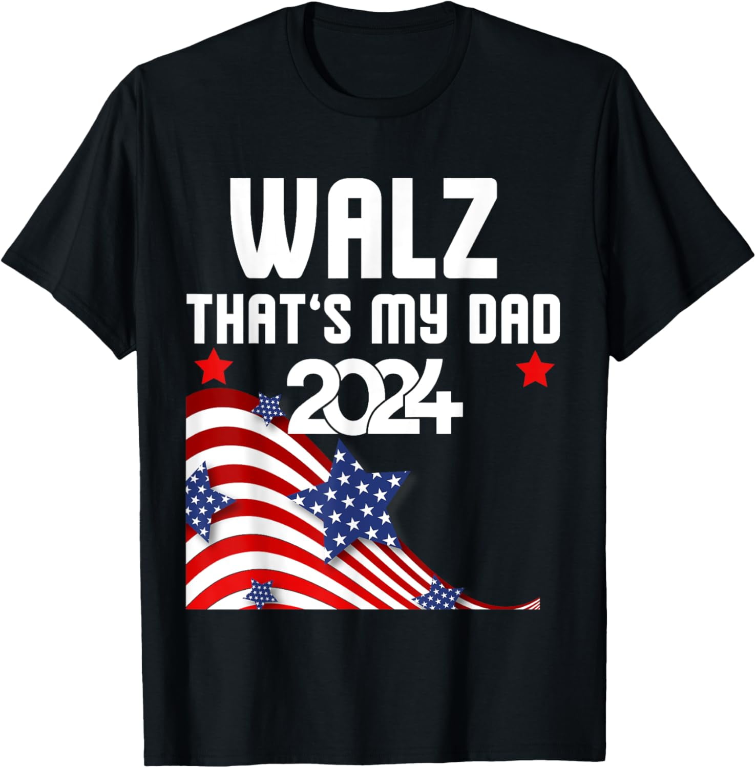 Election day 2024 kamala Harris tim waltz thats my dad Sign T-Shirt ...