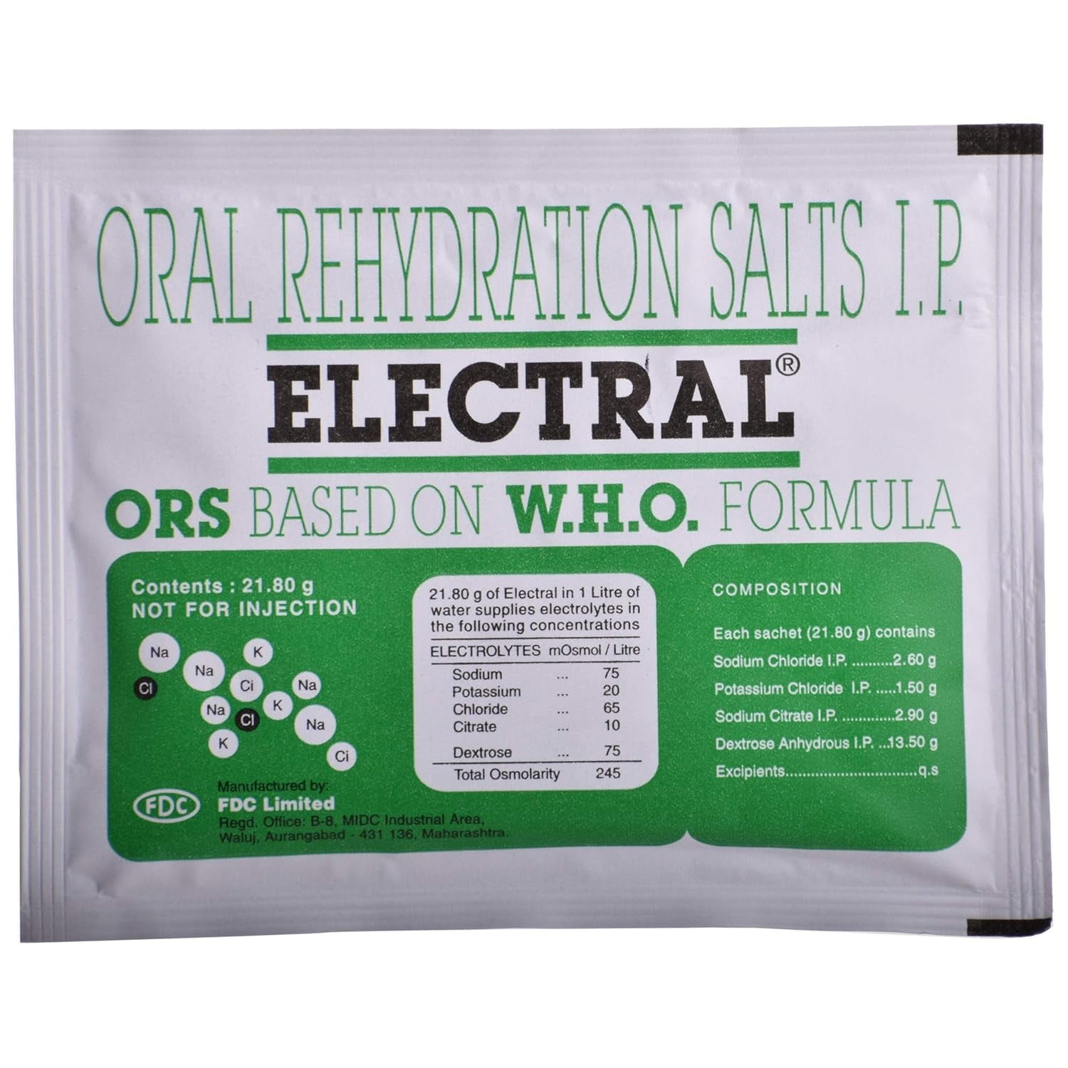 Electral Powder | ORS for Replenishing Body Fluids & Electrolytes | For ...