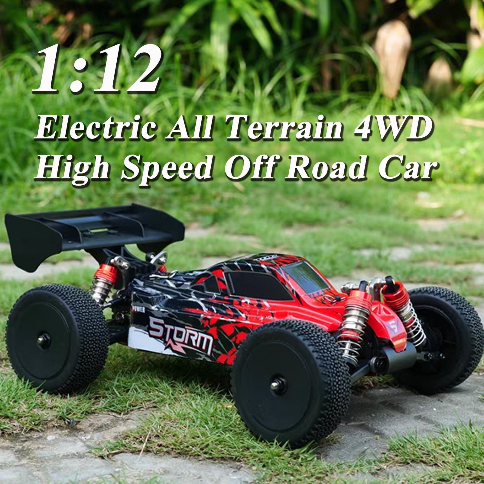 1:12 All Terrain RC Car, 4WD All Terrain Off-road Vehicle, 40KM/H High ...