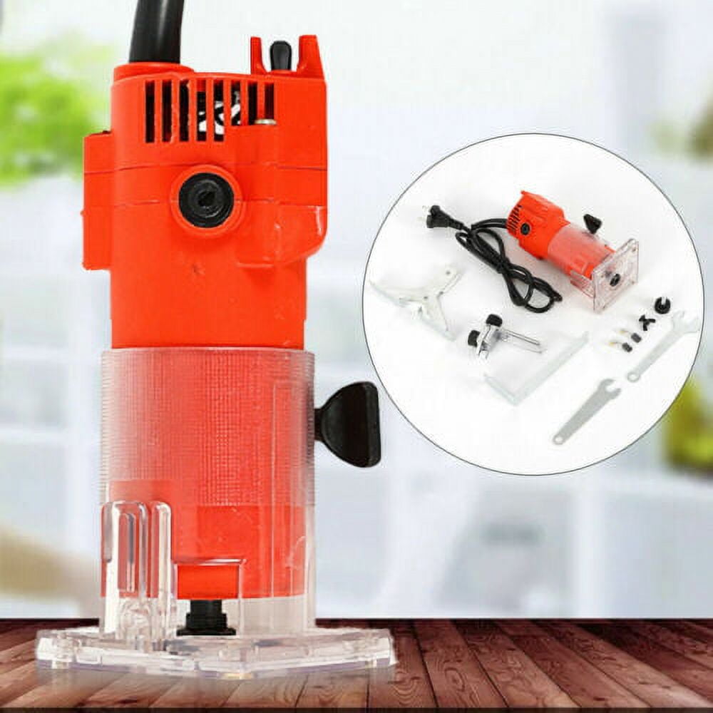Electric 1/4'' Hand Trimmer Wood Laminate Palm Trim Router Joiner Power ...