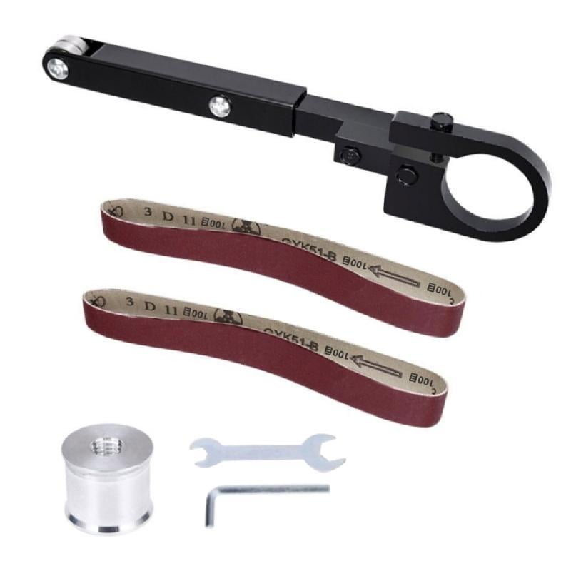 Electric 100 Angles Grinder Modified to Belt Sander Sanding Belt ...