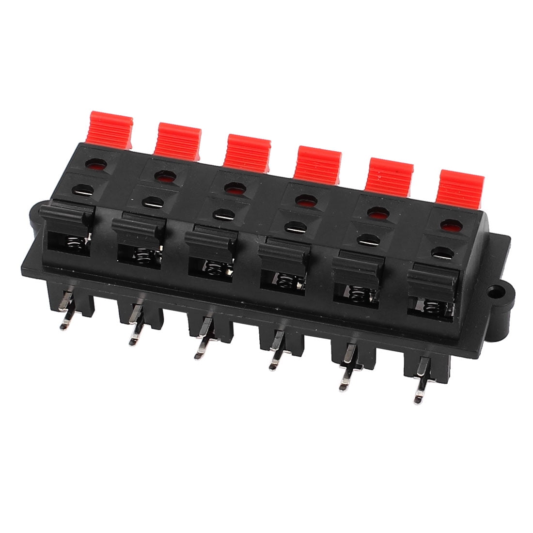 Electric 12 Way Jack Socket Spring Push Release Connector Speaker ...