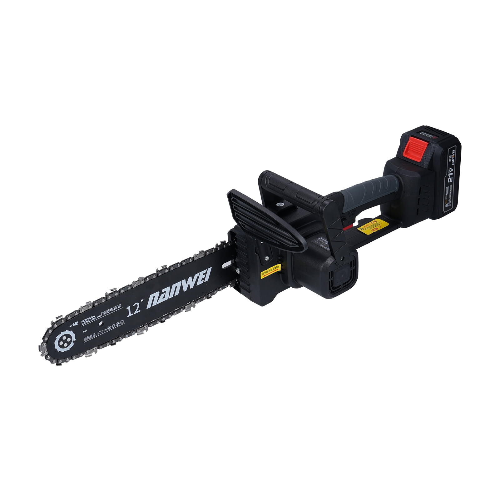 Electric 12inch Cordless Chainsaw Electric Chainsaw 21V 4000mah Battery ...