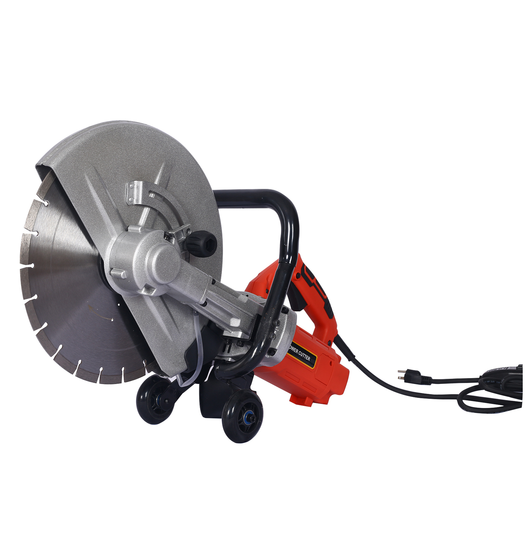 Electric 14" Cut Off Saw Wet/Dry Concrete Saw Cutter with Water Line ...