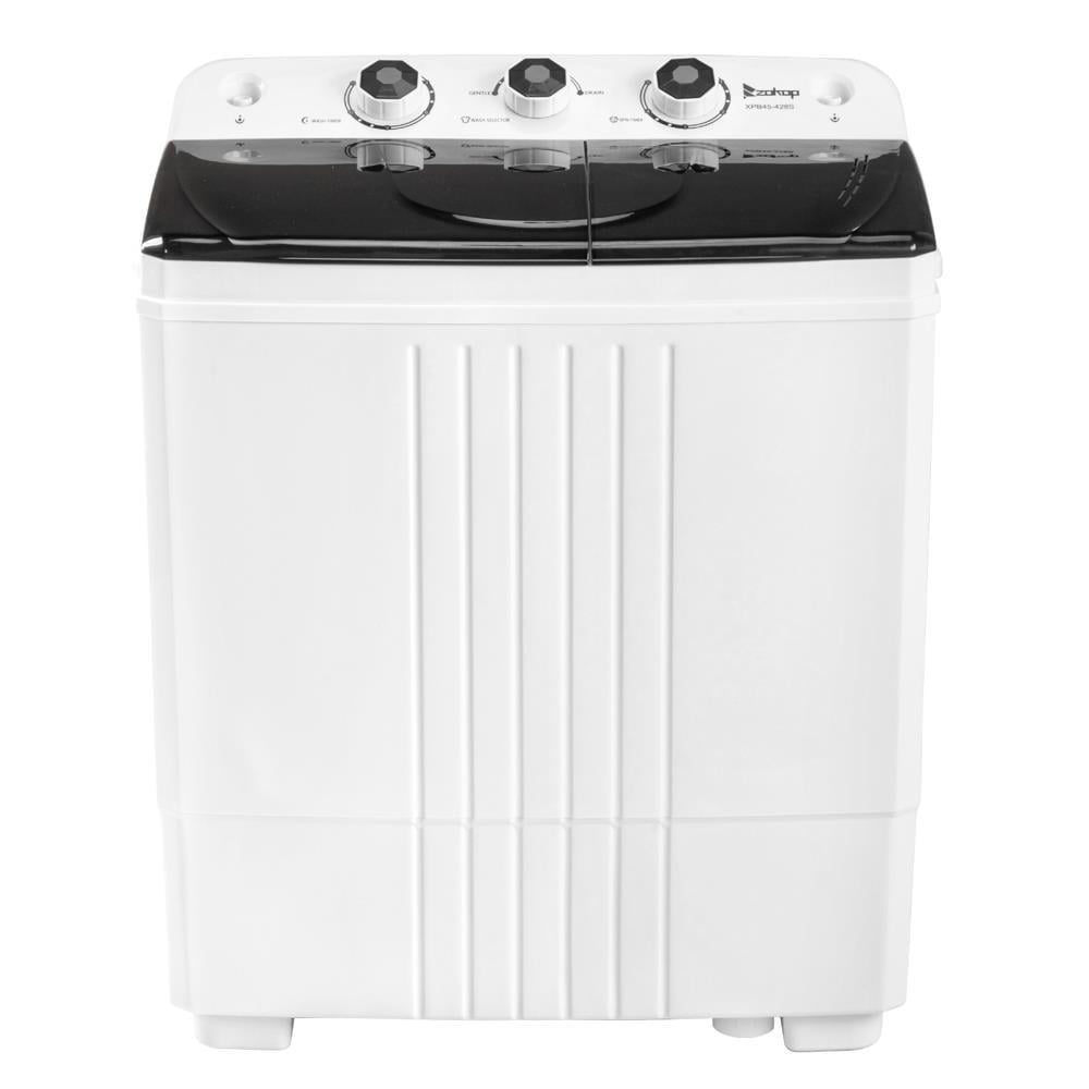 Electric 20lbs Top Load Home Washing Machine Twin Tubs Laundry Built-in ...