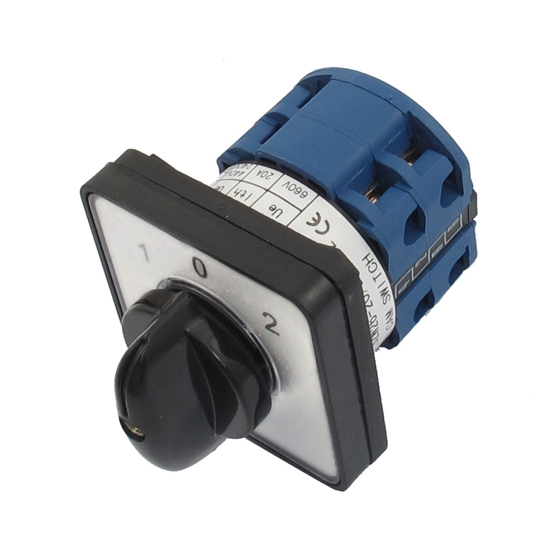 Electric 3 Position 8 Terminals Rotary Cam Changeover Switch 660V 20A - Walmart.com