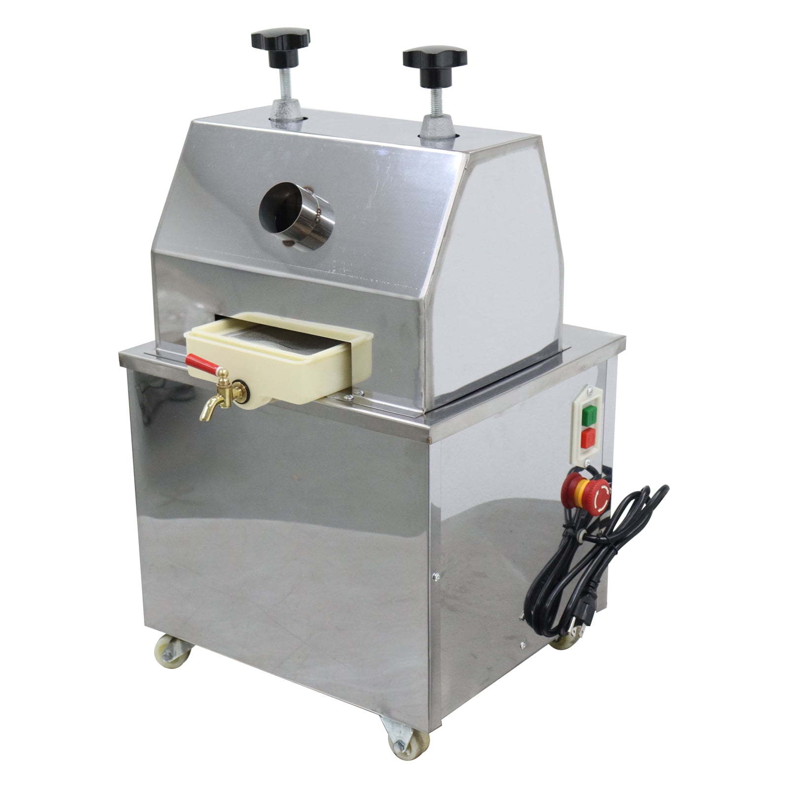 Electric 3 Rollers Desktop Sugarcane Juicer Machine Stainless Steel ...