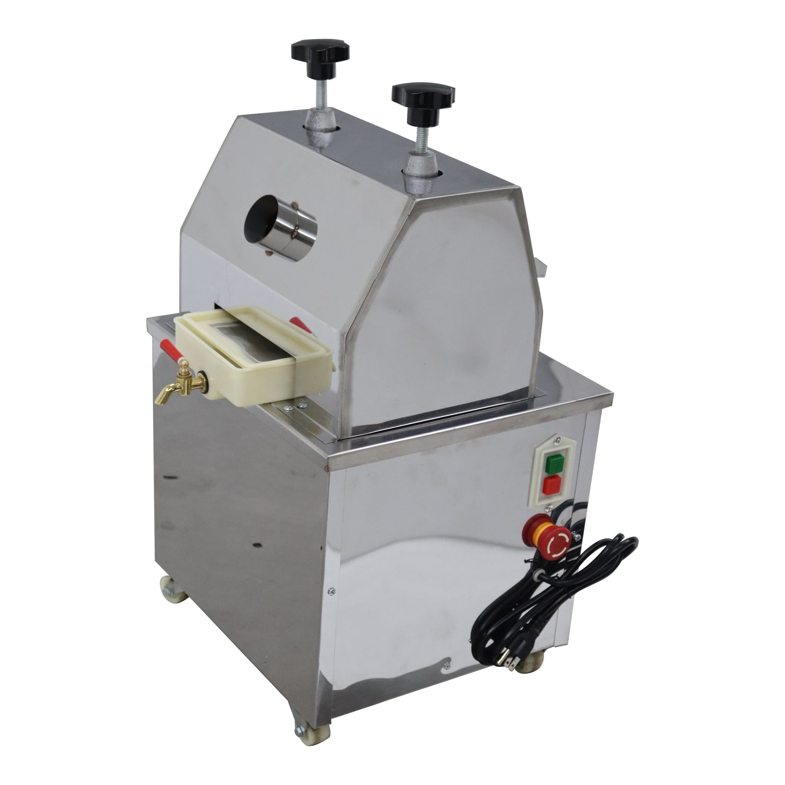 Electric 3 Rollers Desktop Sugarcane Juicer Press Extractor with ...