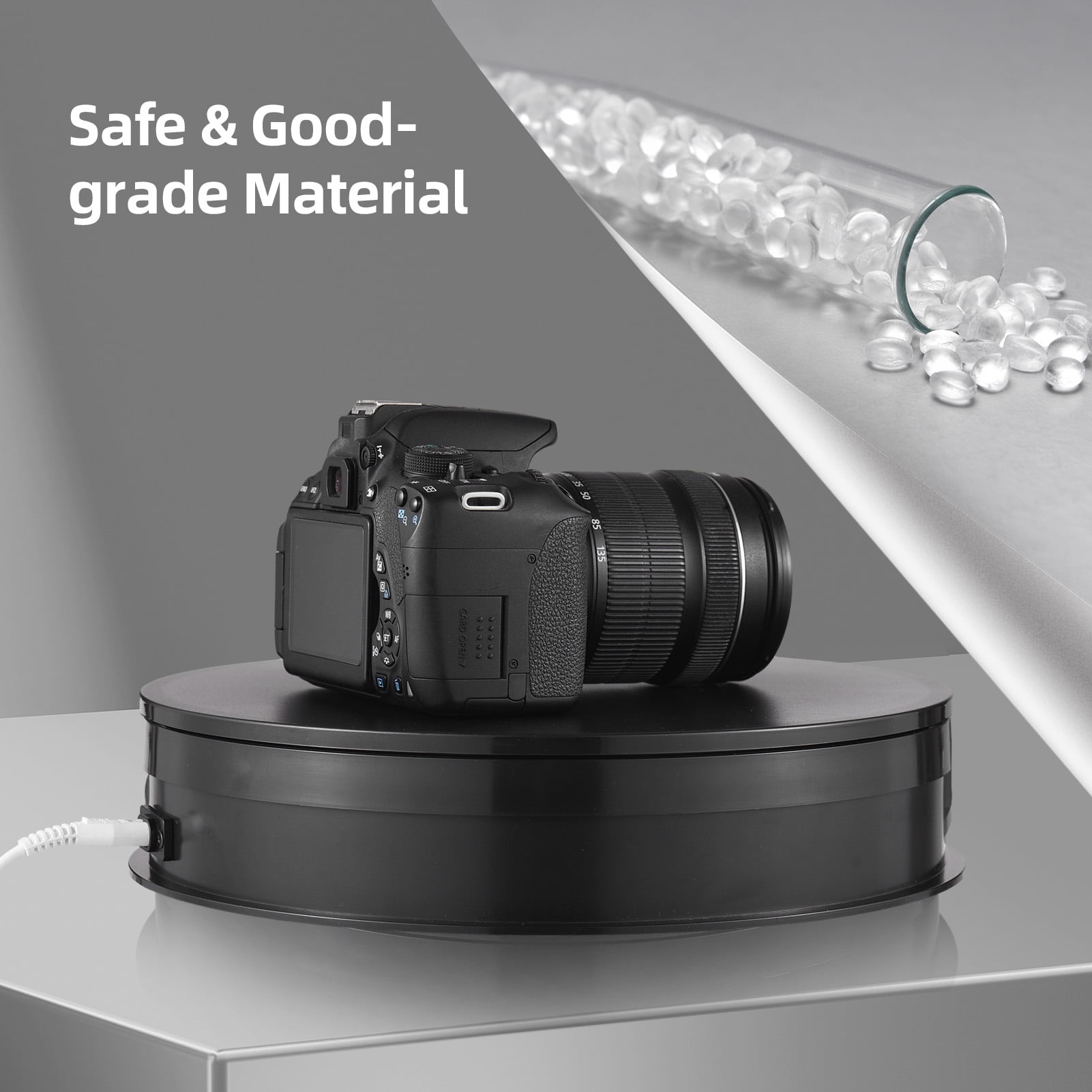 Electric 30cm Motorized Display Stand 360 Degree Rotating 60kg/132lbs ...