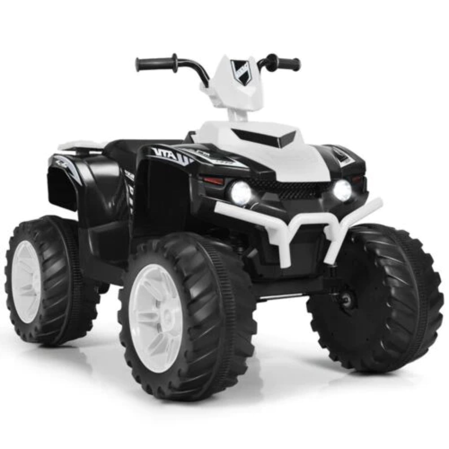 Electric 4-Wheeler ATV Quad Ride On Car for Kids with LED Lights and ...