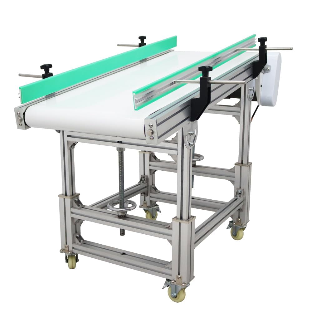 Electric 48*20" PU Inclined Wall Conveyor Belt Industrial Transport ...