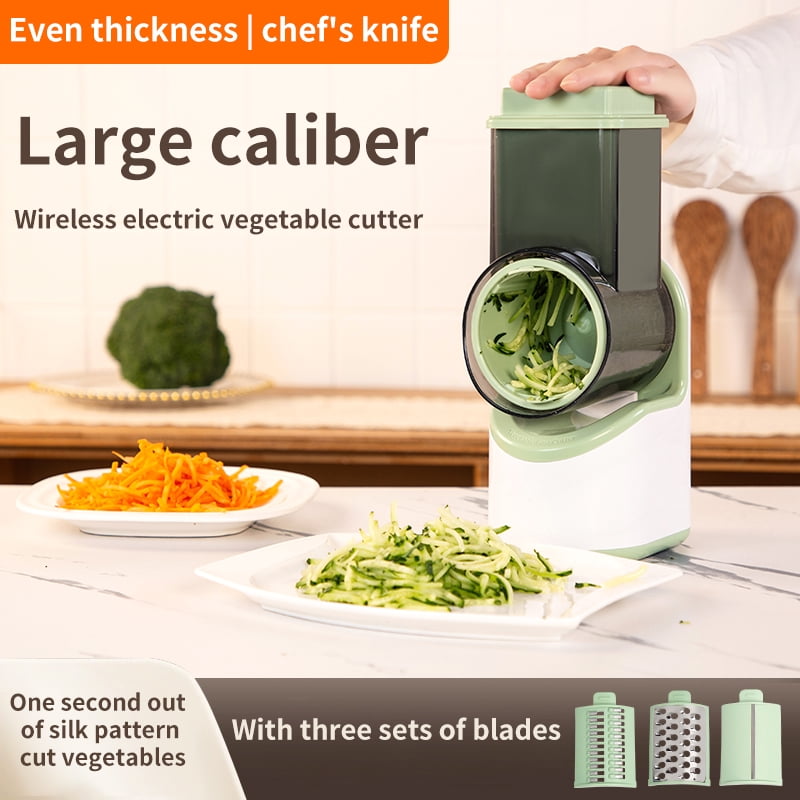 Electric 5-in-1 Food Shredder, 400W Multi-functional Grater for Cheese ...